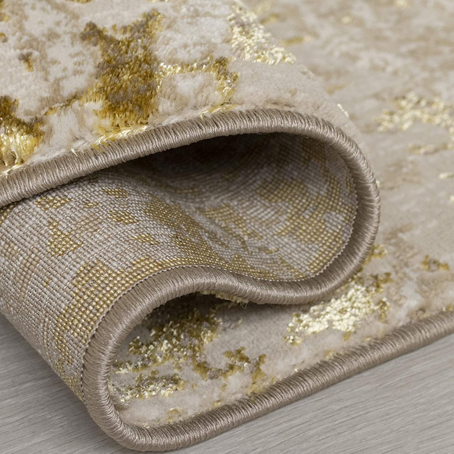Gold Metallic Rug – BR Modern Interiors